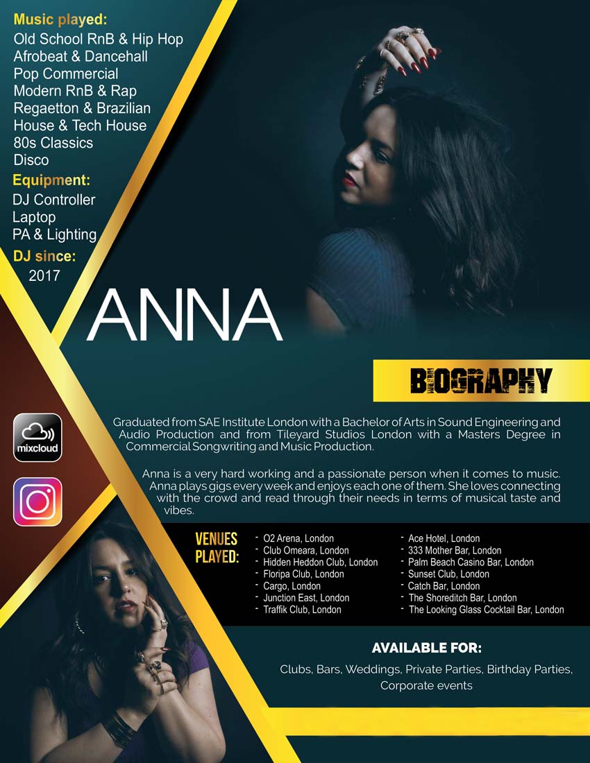 DJ Anna - Platinum DJs provide professional, experienced DJ Hire in ...